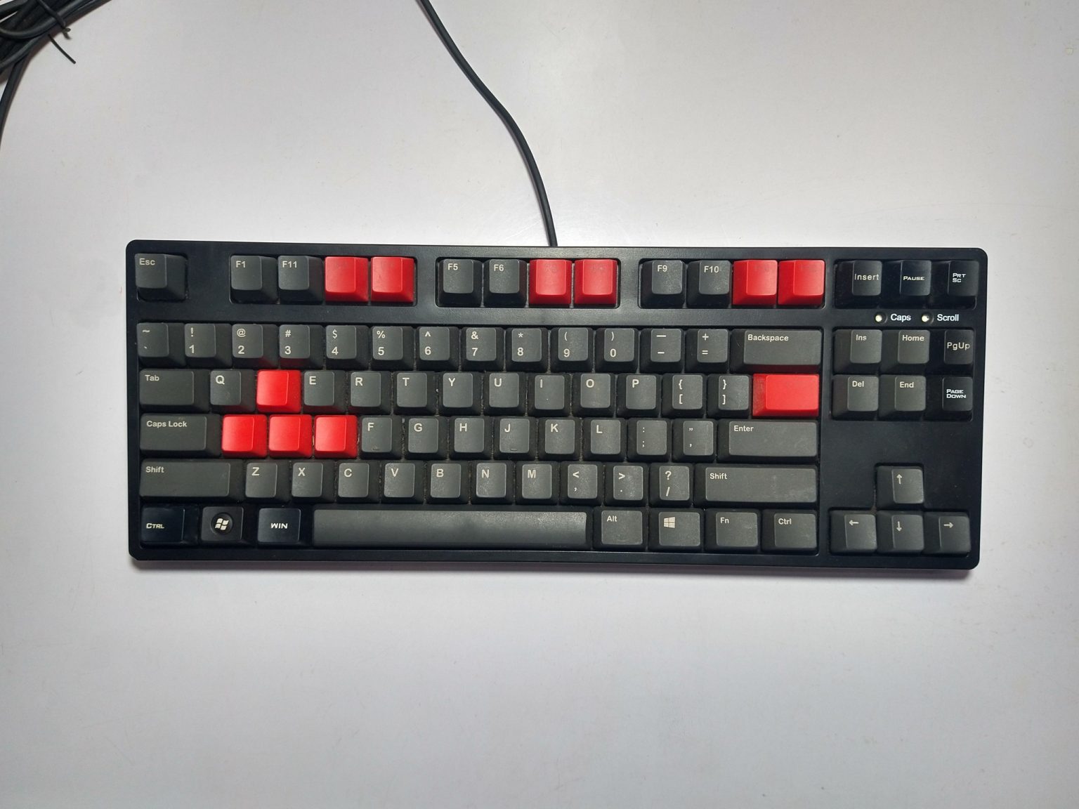 iKBC CD87 V2 Ergonomic Mechanical Keyboard with PBT Double Shot Keycaps (Cherry MX Brown ...